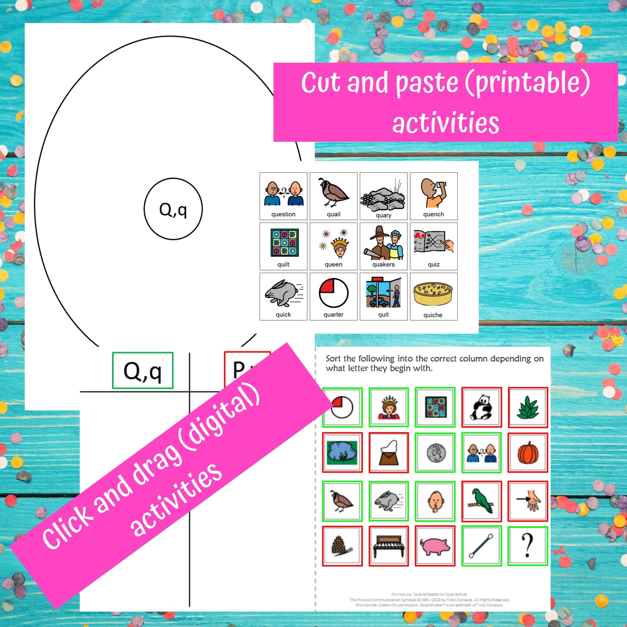 Letter of the Week Letter Q Unit for Special Education PRINT AND ...