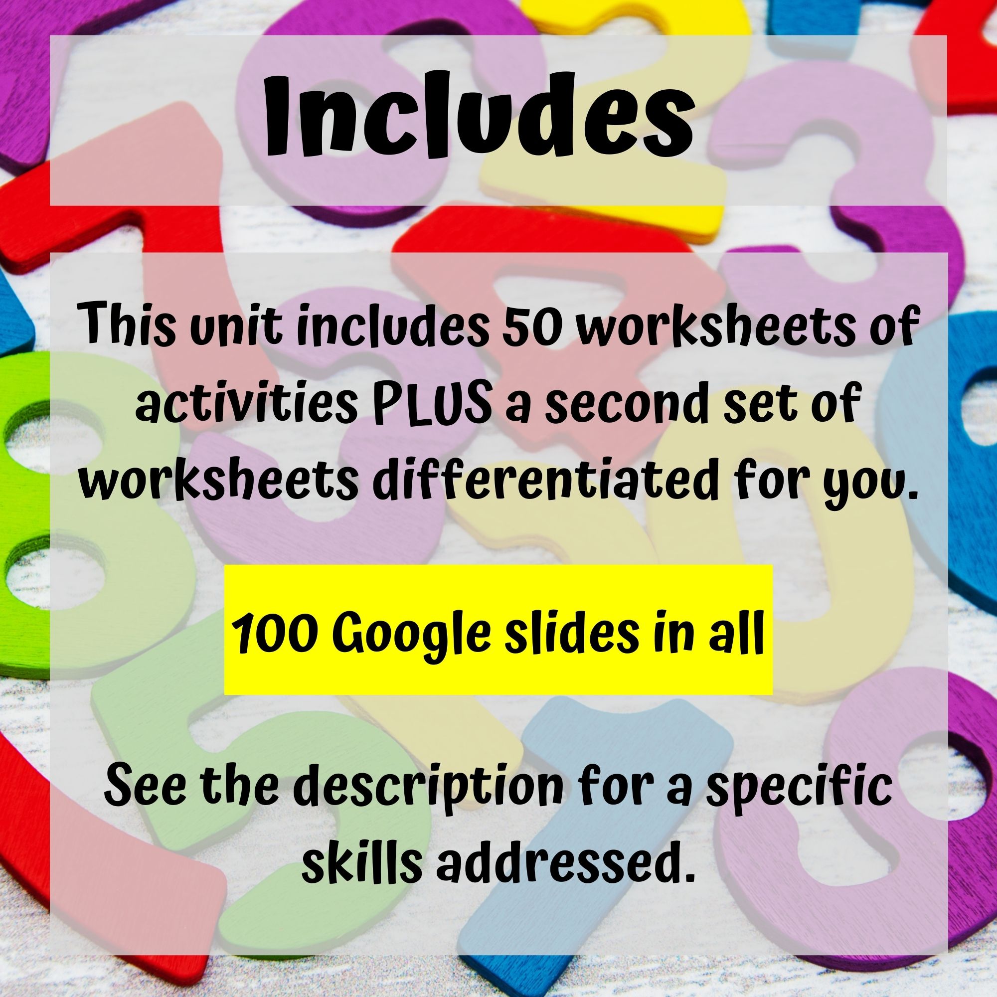 Math Digital Worksheets 3-5 Special Education • Special Needs for ...