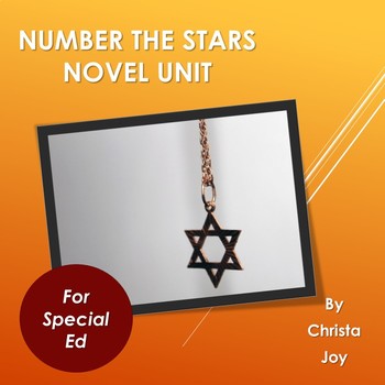 Number the Stars Novel Study for Special Education with comprehension ...