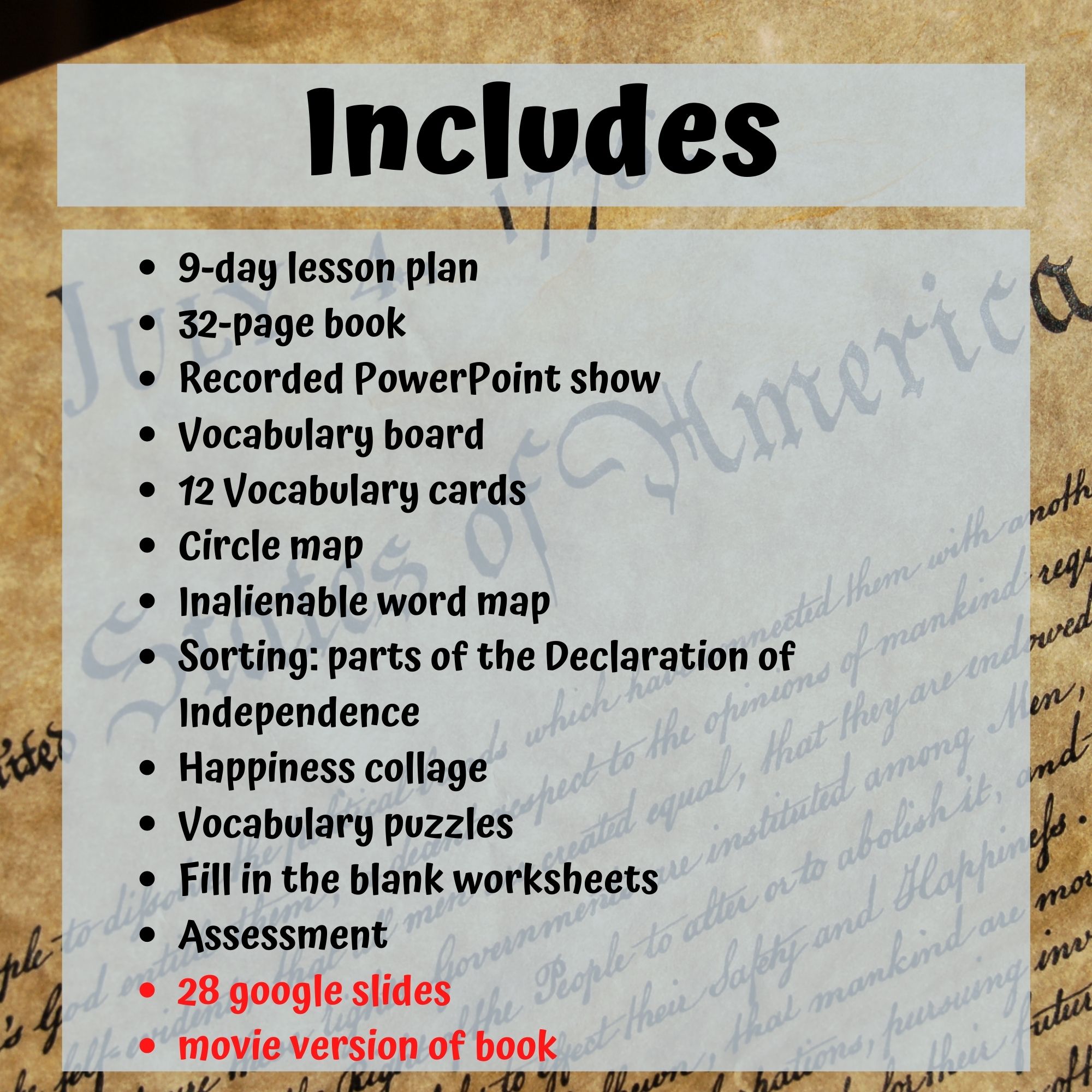 The Declaration of Independence for Special Education PRINT AND DIGITAL ...