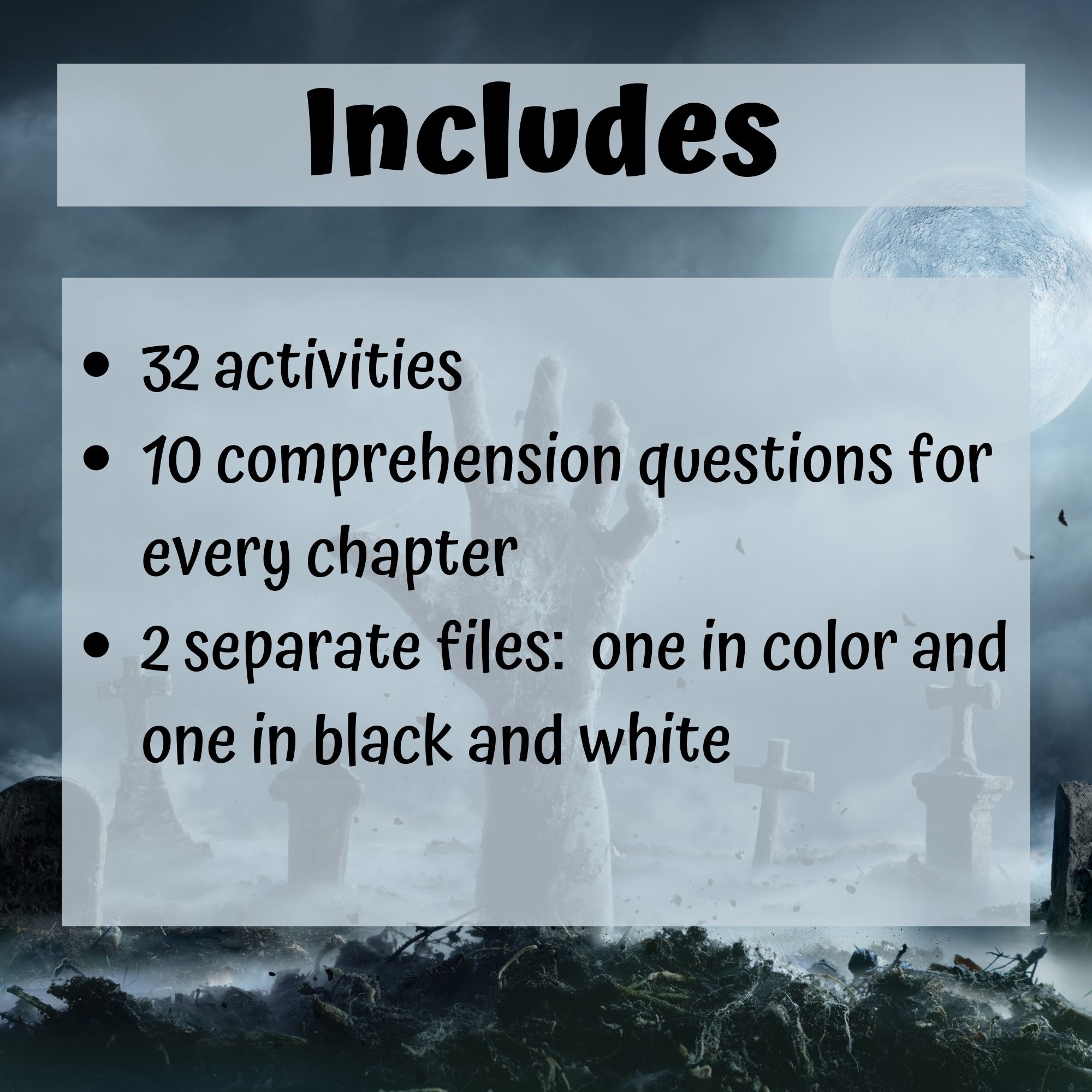 The Graveyard Book Novel Study for Special Education with chapter ...