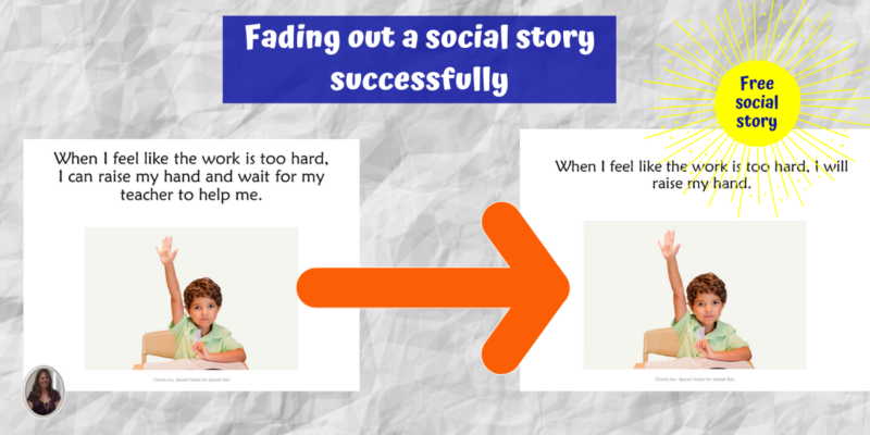 The last step: fading out your social story • Special Needs for Special ...