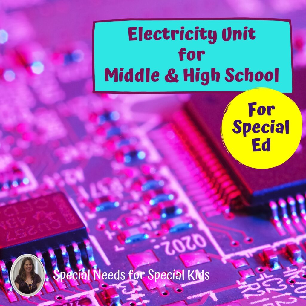 Electricity & Circuits Unit for Special Education with digital ...