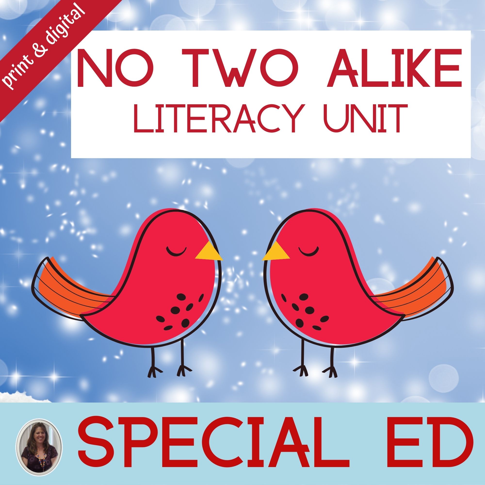 No Two Alike Literacy Unit For Special Education PRINT AND DIGITAL