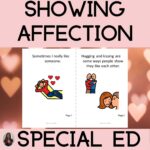 Showing Affection Social Story and activities EDITABLE • Special Needs ...