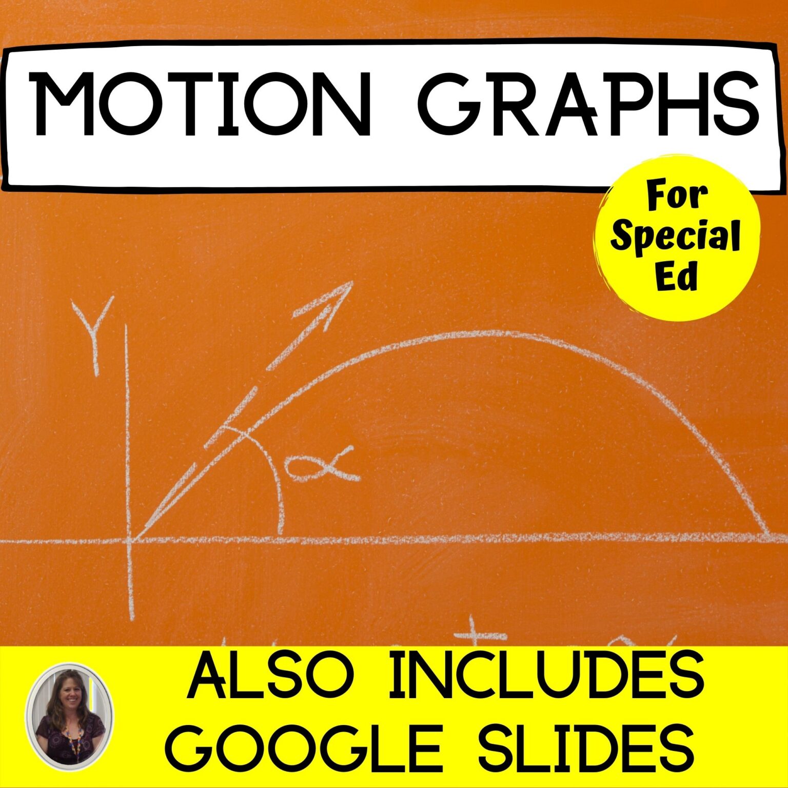 Motion Graphs for High School Special Education PRINT AND DIGITAL ...