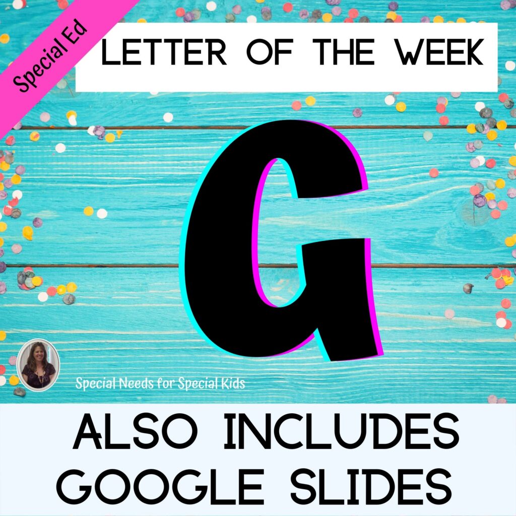 Letter of the Week A-Z Complete Curriculum Special Education | Full ...
