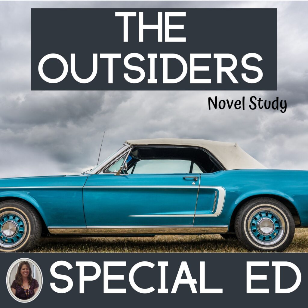 The Outsiders Novel Study for Special Education Activities and Chapter ...