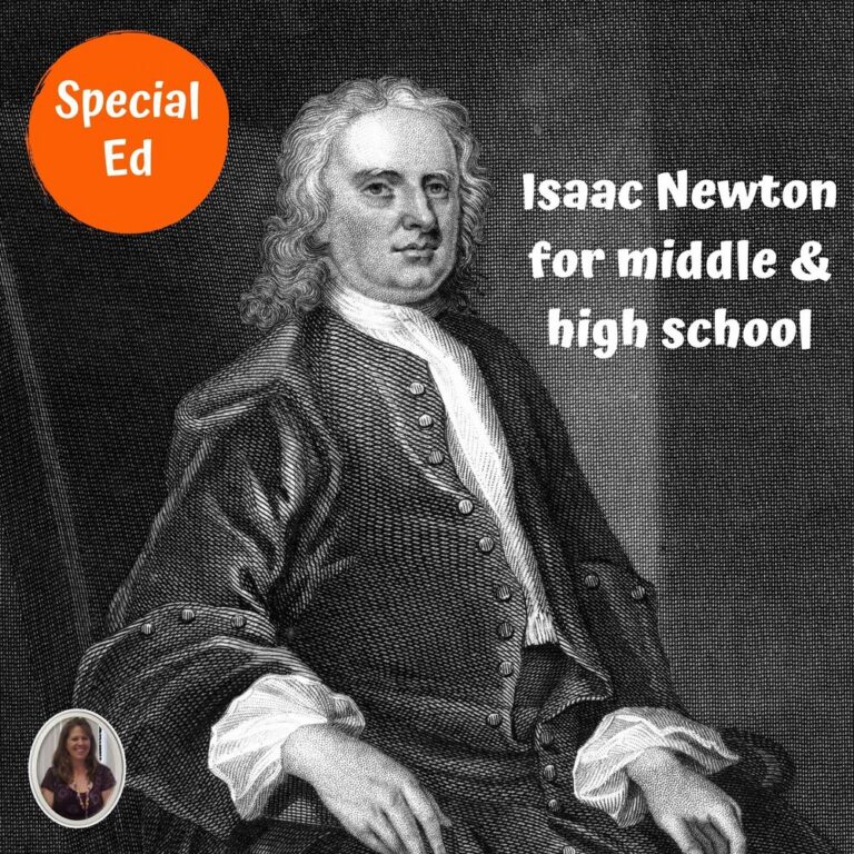 Isaac Newton Unit for Special Education PRINT AND DIGITAL • Special ...