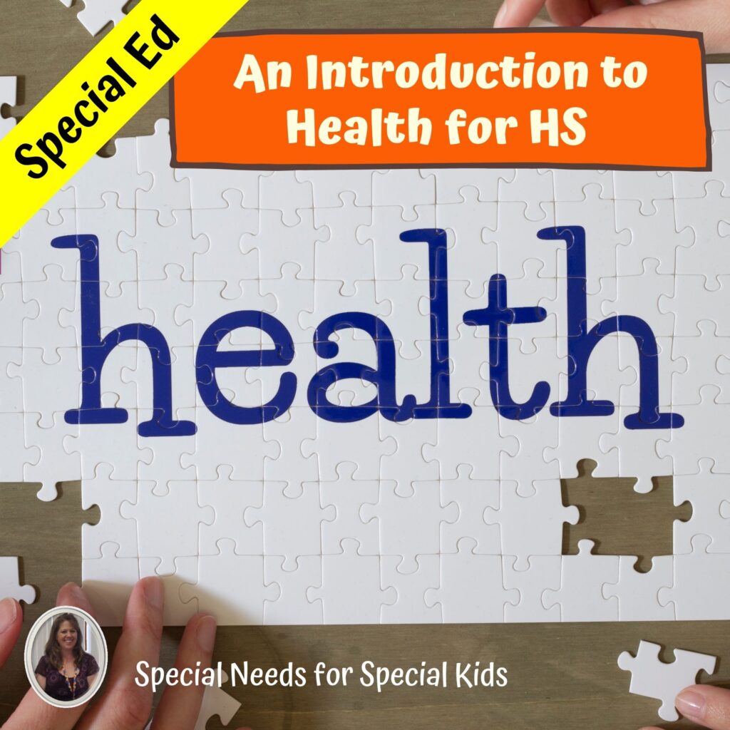 Introduction to Health Unit for High School Special Ed with digital ...