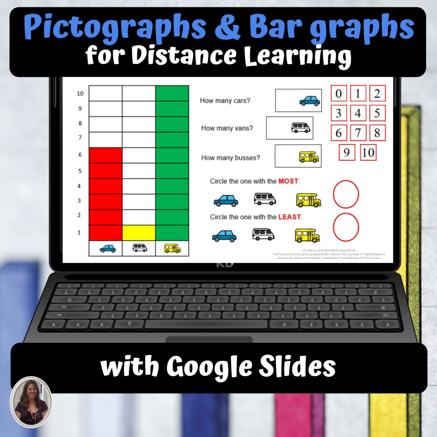 Reading Graphs Digital Activities for Special Education | Distance ...