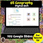 United States Geography DIGITAL Unit for Special Education • Special ...