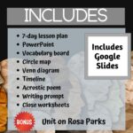 Martin Luther King Jr Unit for Special Education | Rosa Parks FREE ...