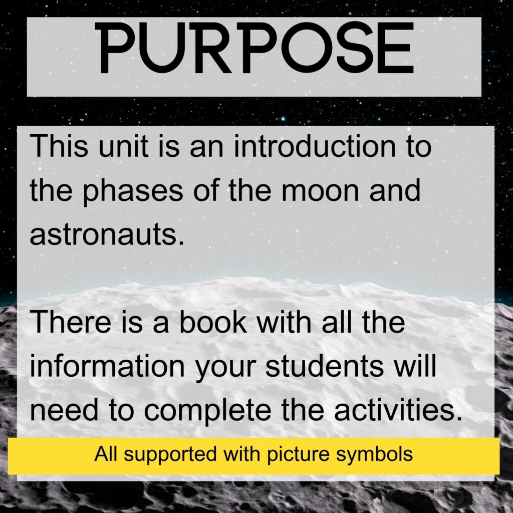 The Moon Unit for Special Education PRINT AND DIGITAL • Special Needs ...