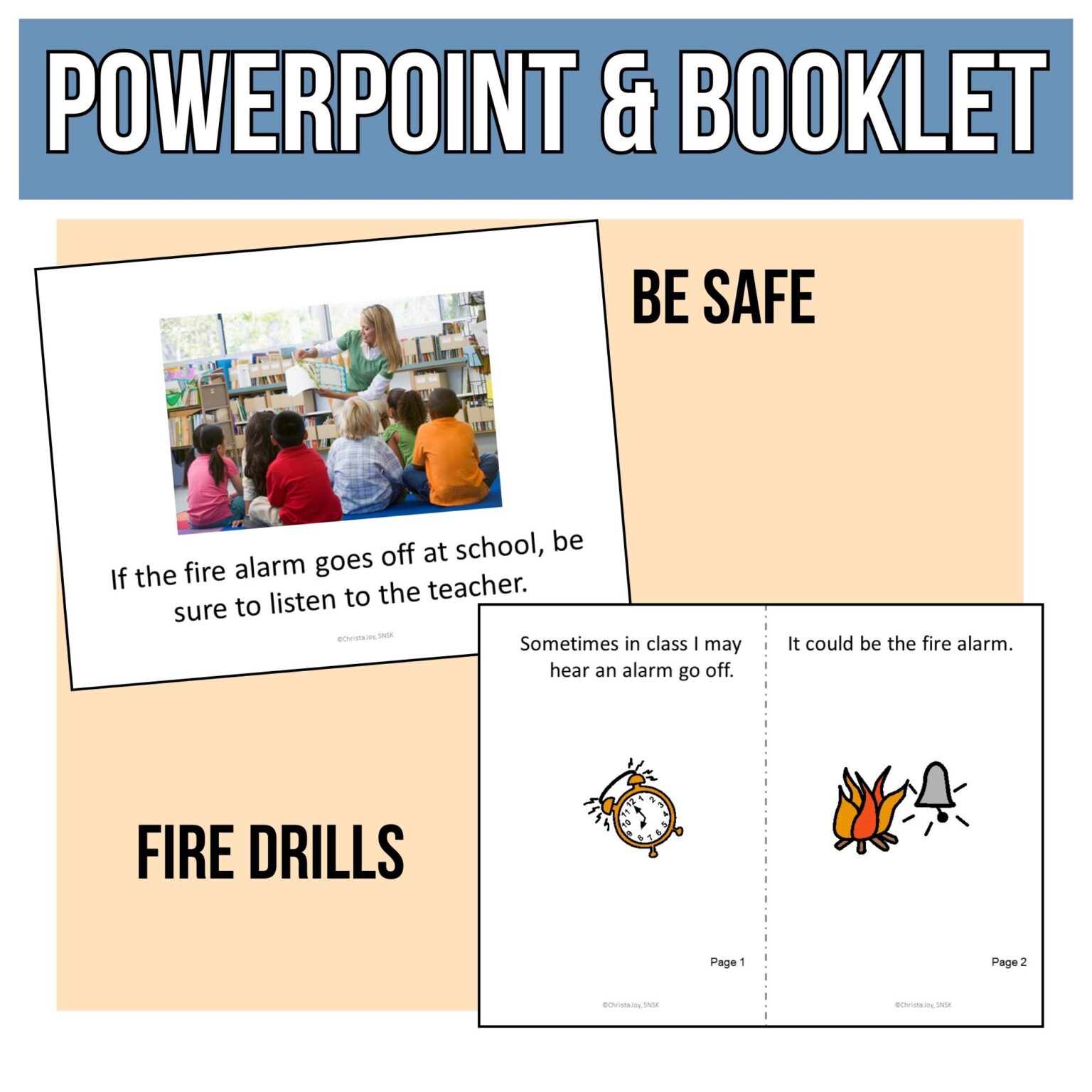 Fire Safety Activities Fire Safety Emergent Reader Booklet Coloring ...