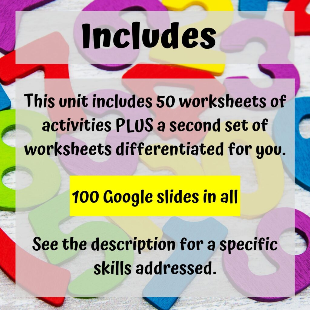 Math Digital Worksheets K-2 Special Ed for Google Classroom | Distance ...