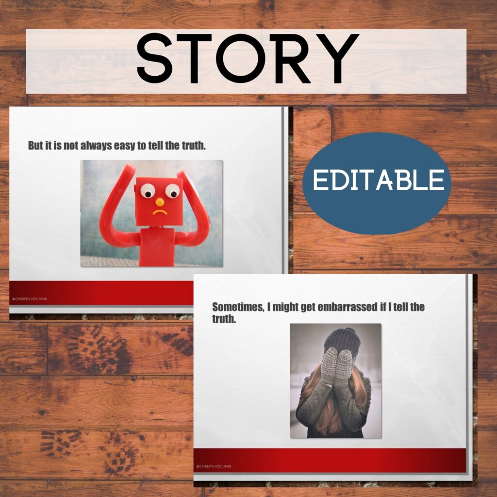Telling the Truth Social Story and Activities EDITABLE • Special Needs ...
