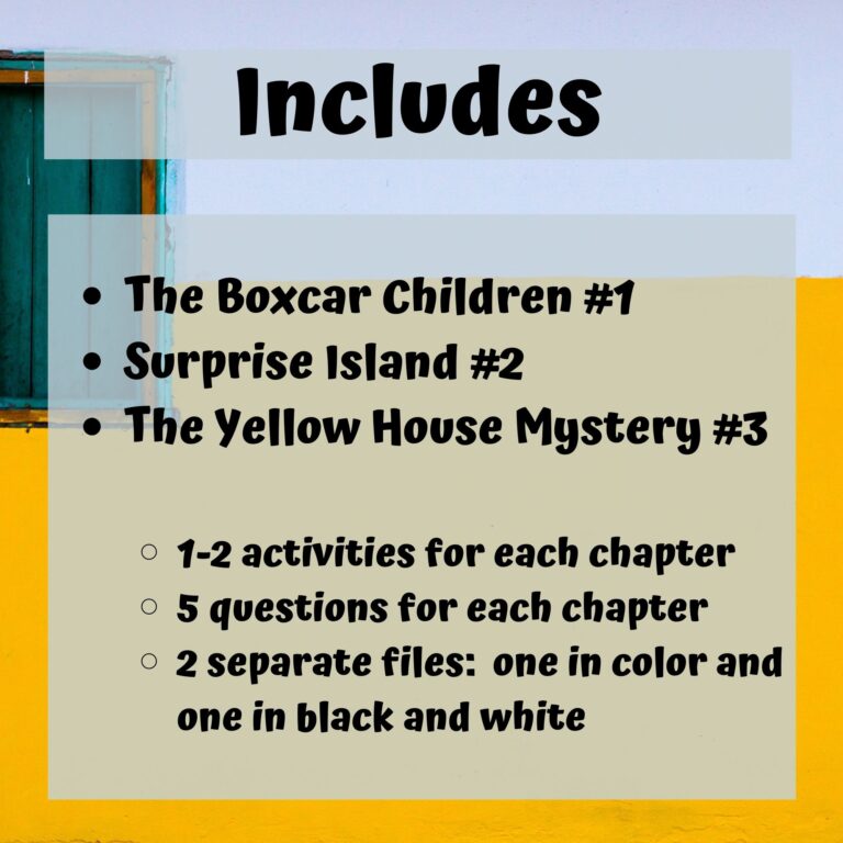 Boxcar Children Bundle: books 1, 2, &3 • Special Needs for Special Kids