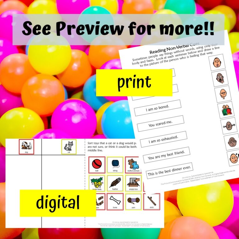 A Ball for Daisy Literacy Unit for Special Education PRINT AND DIGITAL ...