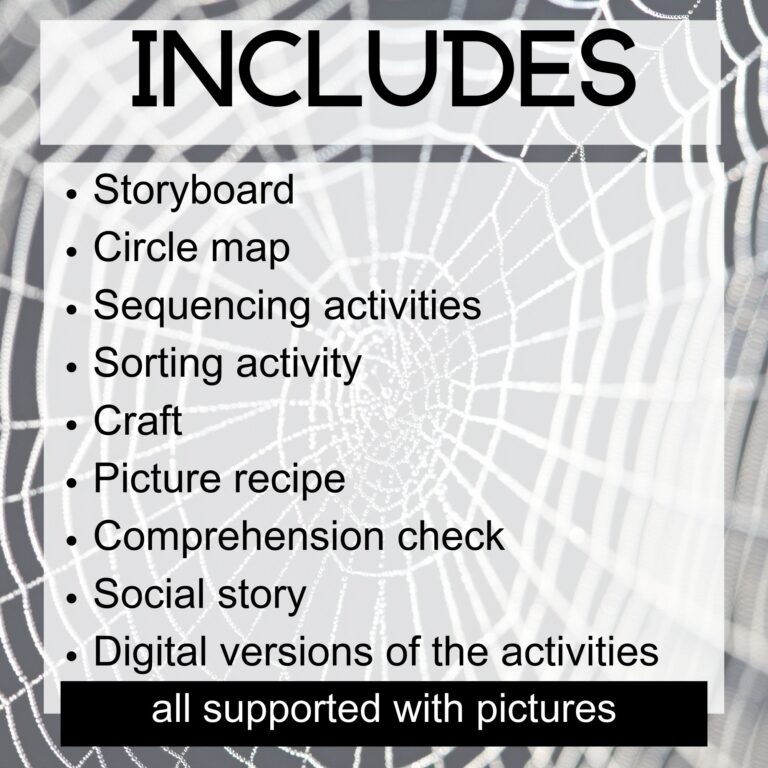 The Very Busy Spider Read Aloud Books and Activities for Special ...