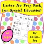 Easter No Prep Pack for Special Education • Special Needs for Special Kids