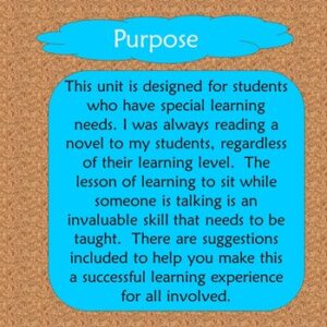 Stuart Little Novel Study for Special Education with comprehension ...