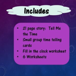 Telling Time to the Hour Unit 2 for Special Education • Special Needs ...