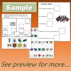 The War with Grandpa Novel Study for Special Education with ...