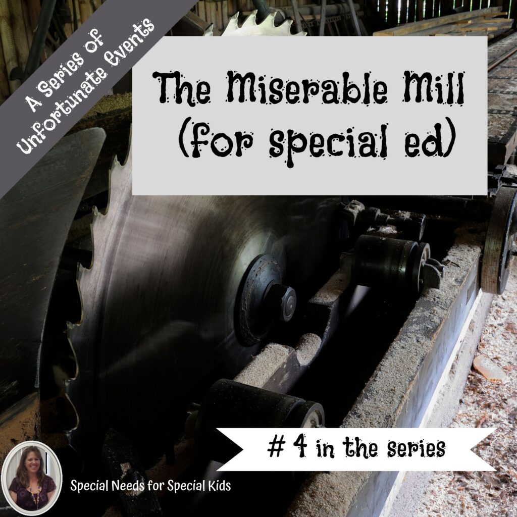 The Miserable Mill Novel Study for Special Education with chapter ...