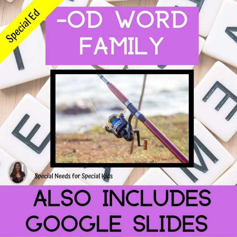 Short o Word Family Bundle for Special Education PRINT and DIGITAL ...