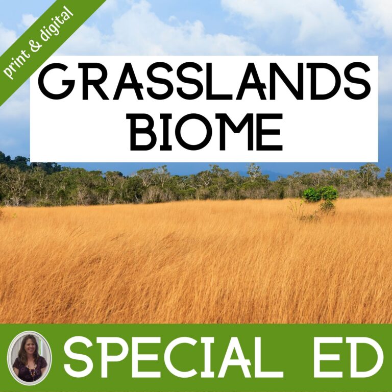 Grasslands Biome for Special Education | Temperate and Savannas ...