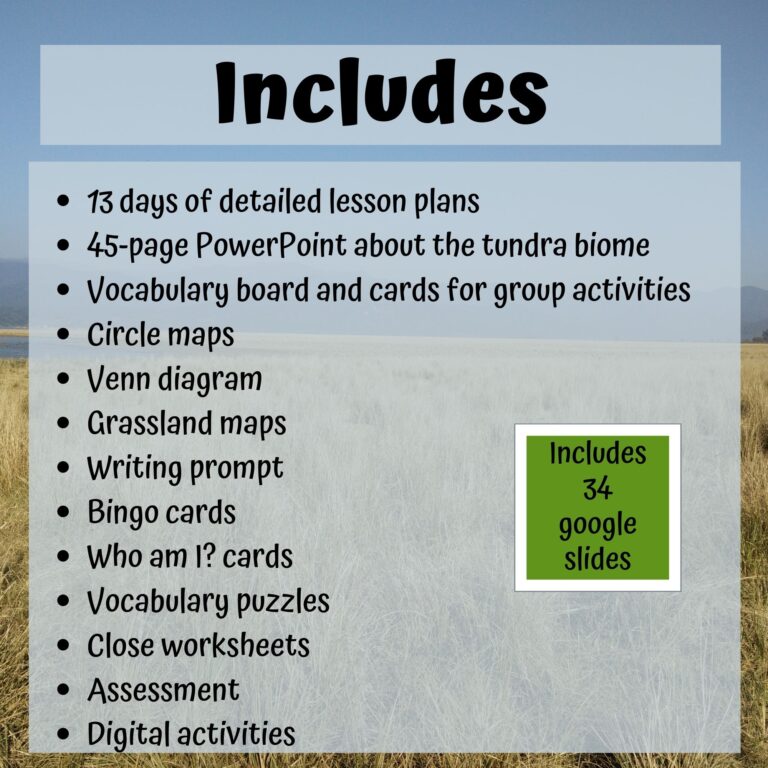 Grasslands Biome for Special Education | Temperate and Savannas ...