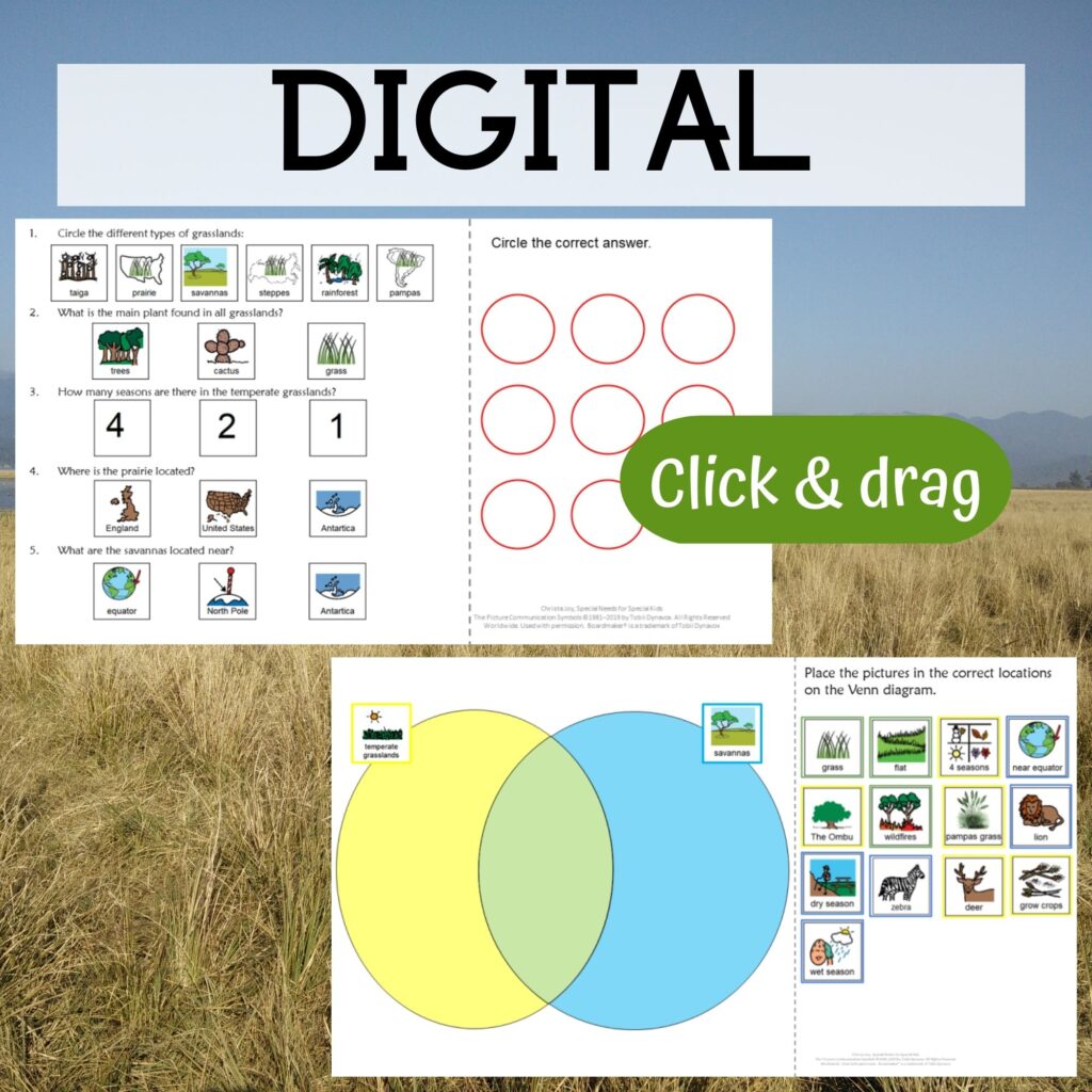 Grasslands Biome for Special Education | Temperate and Savannas ...