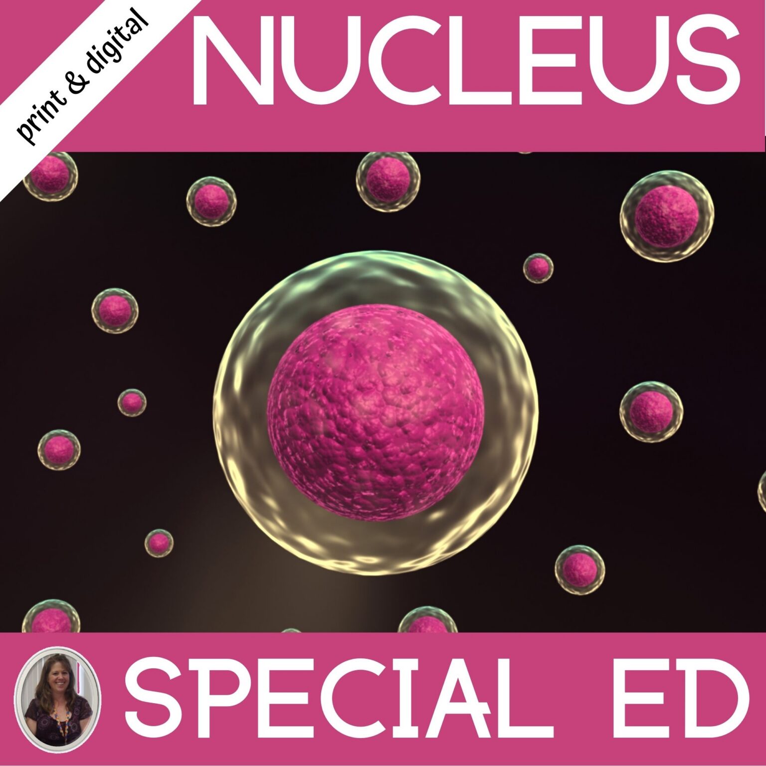 Nucleus of the Cell Organelle Unit for Special Education PRINT and ...