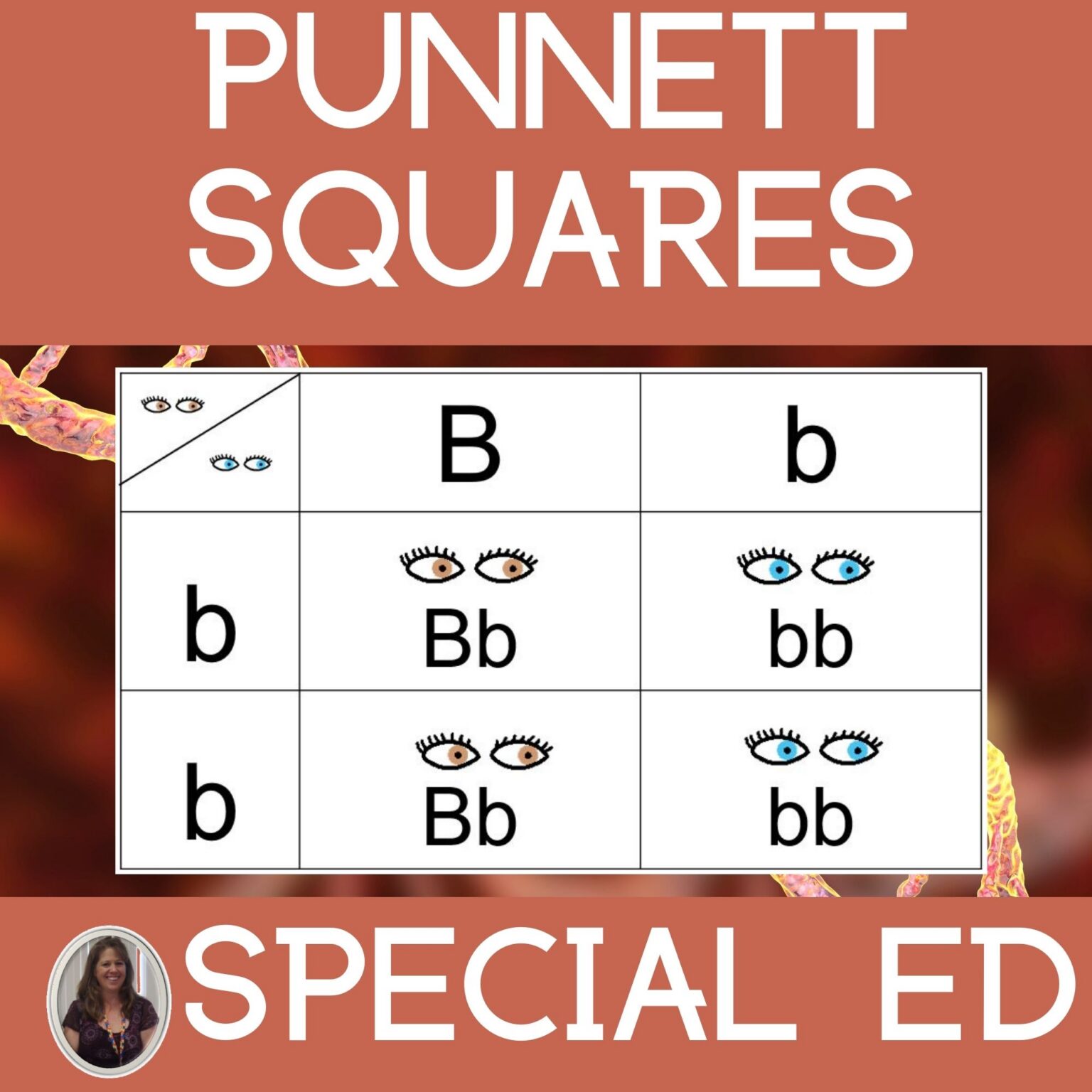 Punnett Squares for Special Education Biology Genetics Heredity ...