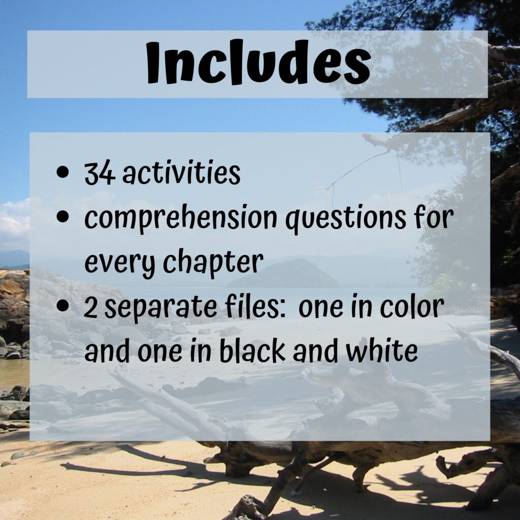 Island of the Blue Dolphins Novel Study for Special Education
