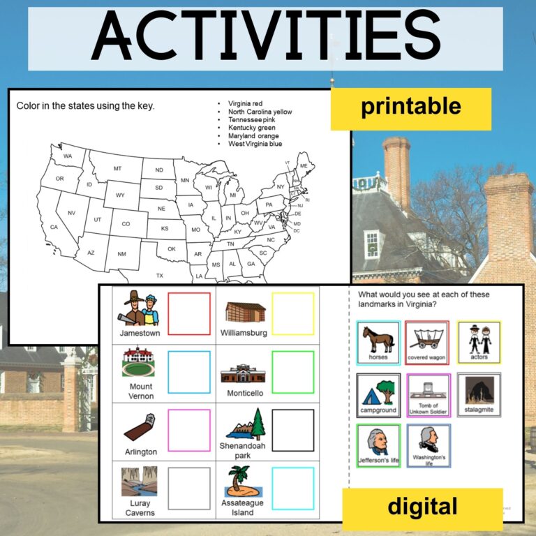 Virginia State for Special Education PRINT and DIGITAL US States ...