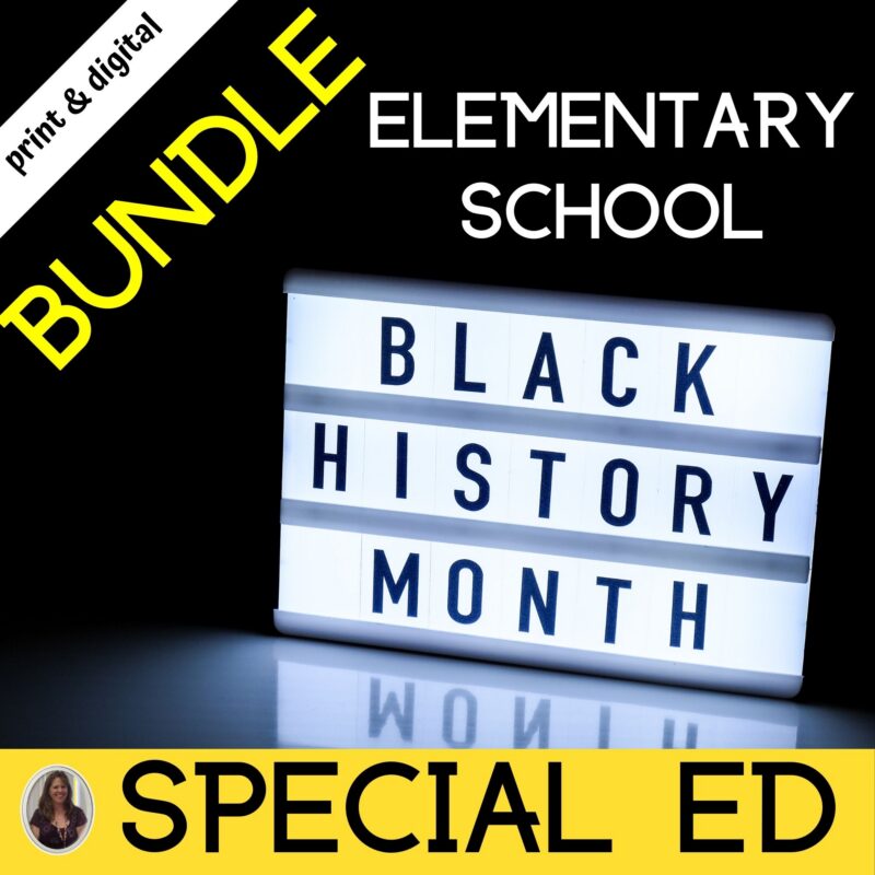Black History Month Activities Special Education Martin Luther King ...