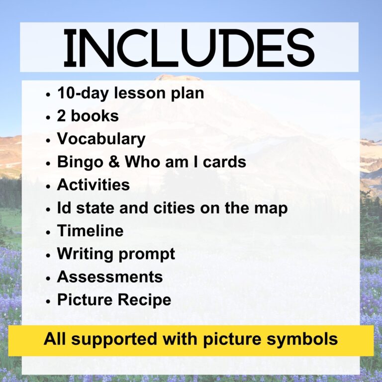 Washington State for Special Education PRINT and DIGITAL US States ...