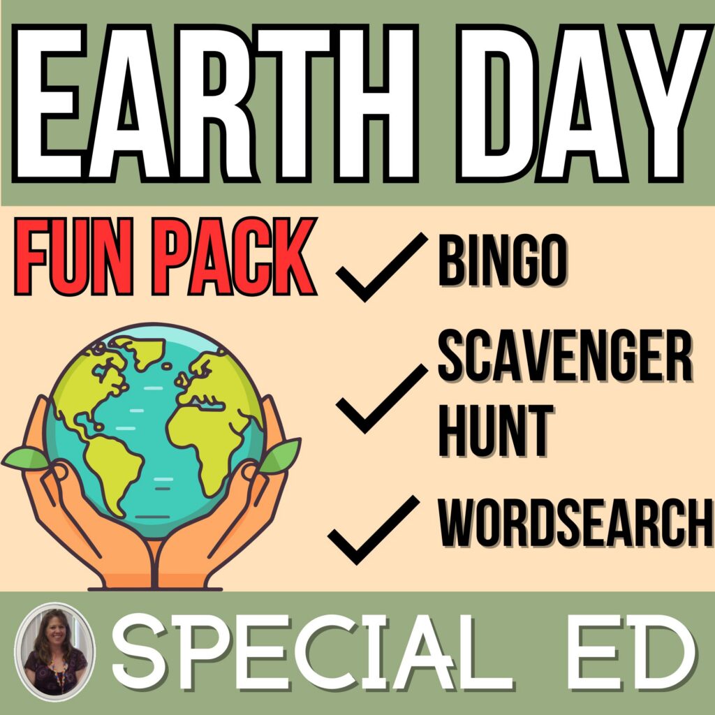 Earth Day Packet Special Education Earth Day Scavenger Hunt Earth Day ...