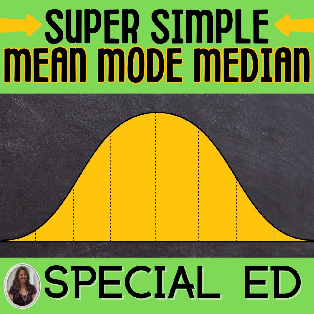 Super Simple Mean Median Mode Worksheets & Games Special Education ...