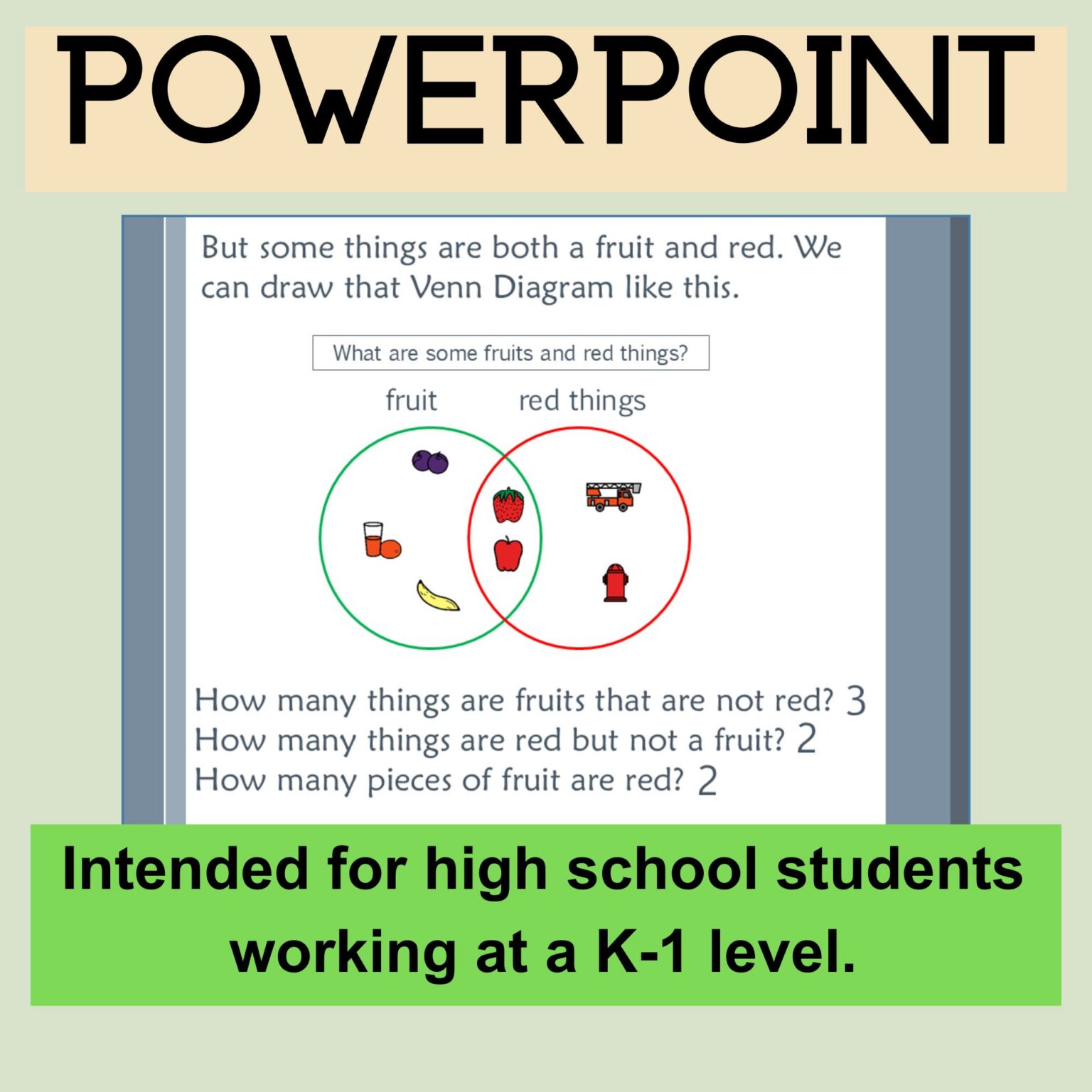 Super Simple Venn Diagrams & Hands On Activities Special Education ...