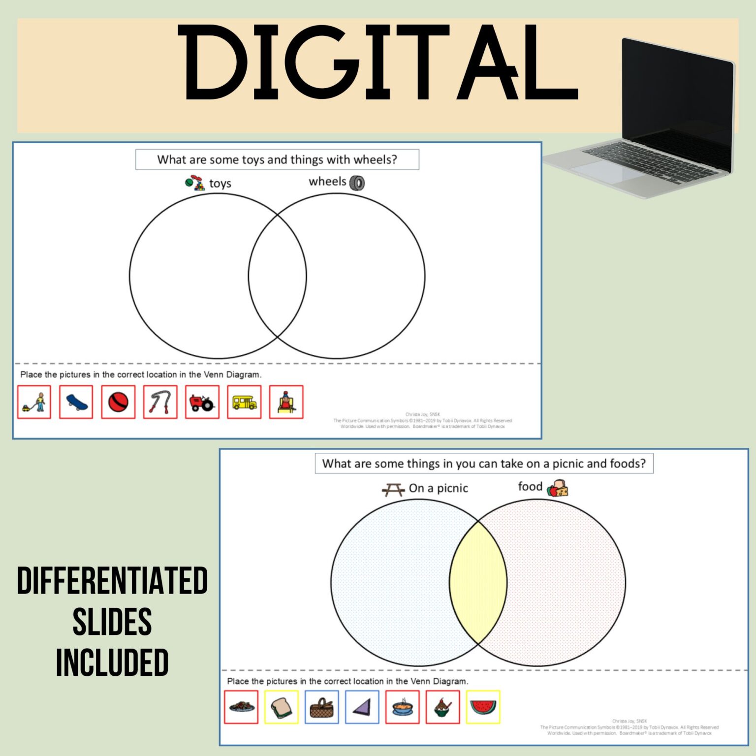 Super Simple Venn Diagrams & Hands On Activities Special Education ...