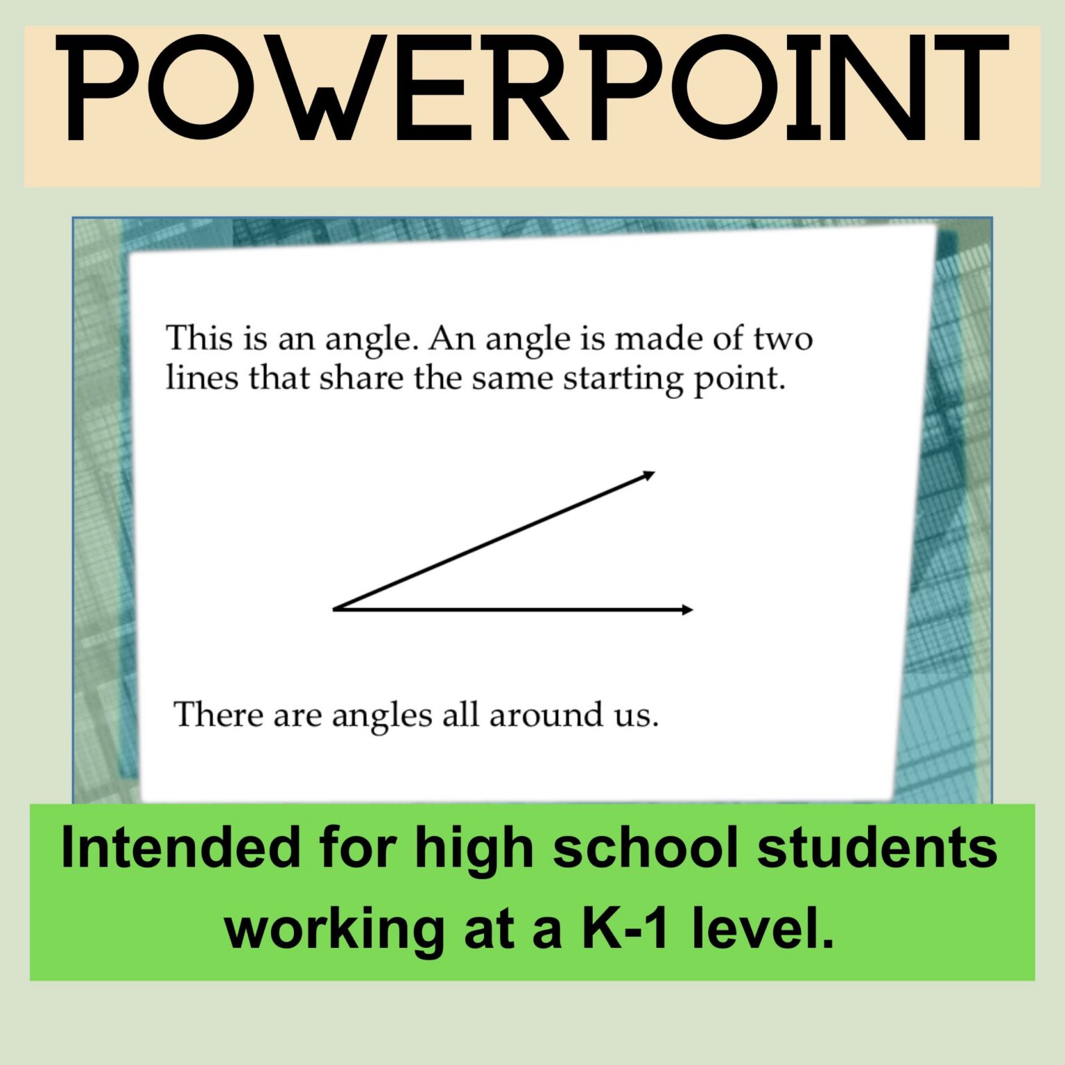 Super Simple Types of Angles Worksheets Special Education Real Life ...