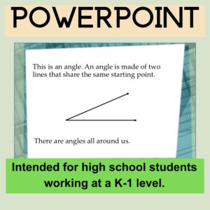 Super Simple Types of Angles Worksheets Special Education Real Life ...