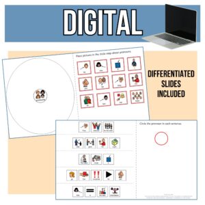 Singular and Plural Pronouns Special Ed Nouns & Pronouns Worksheet ...
