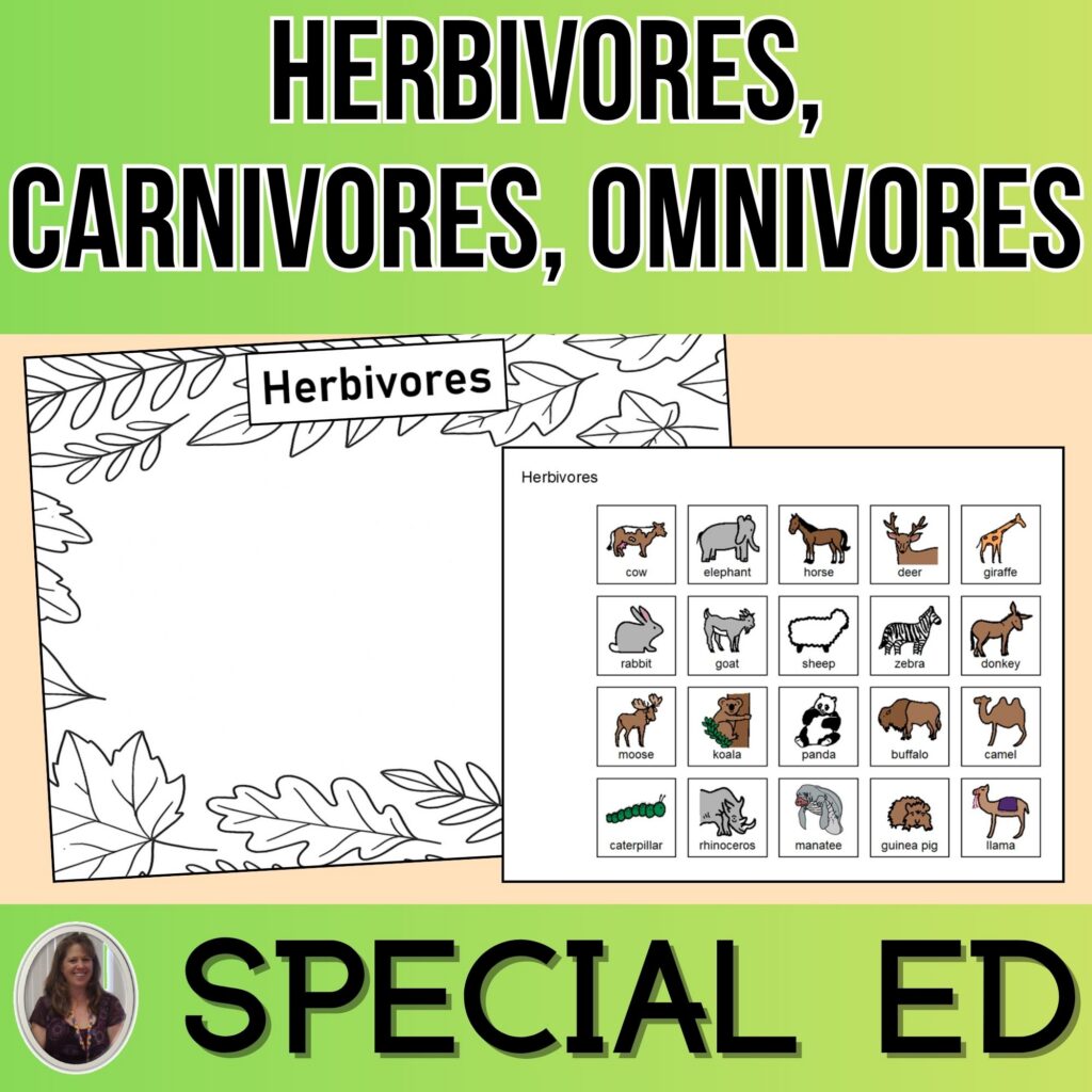 Herbivores Carnivores Omnivores Worksheets Predator Prey Worksheets ...