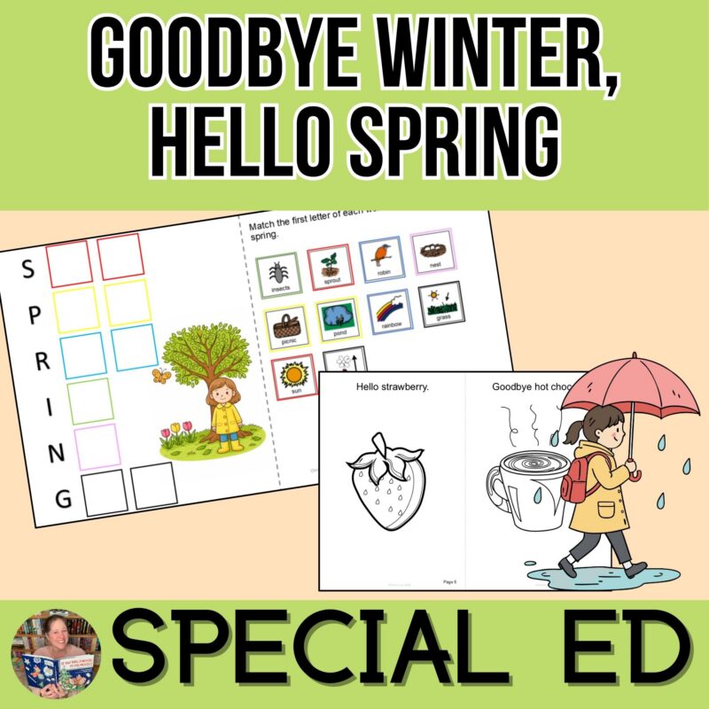 Goodbye Winter Hello Spring Spring Acrostic Poem Spring Activities ...