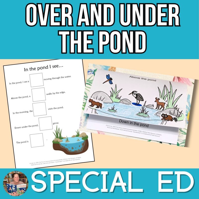 Over and Under the Pond Spring Activities Autism Spring Read Aloud ...