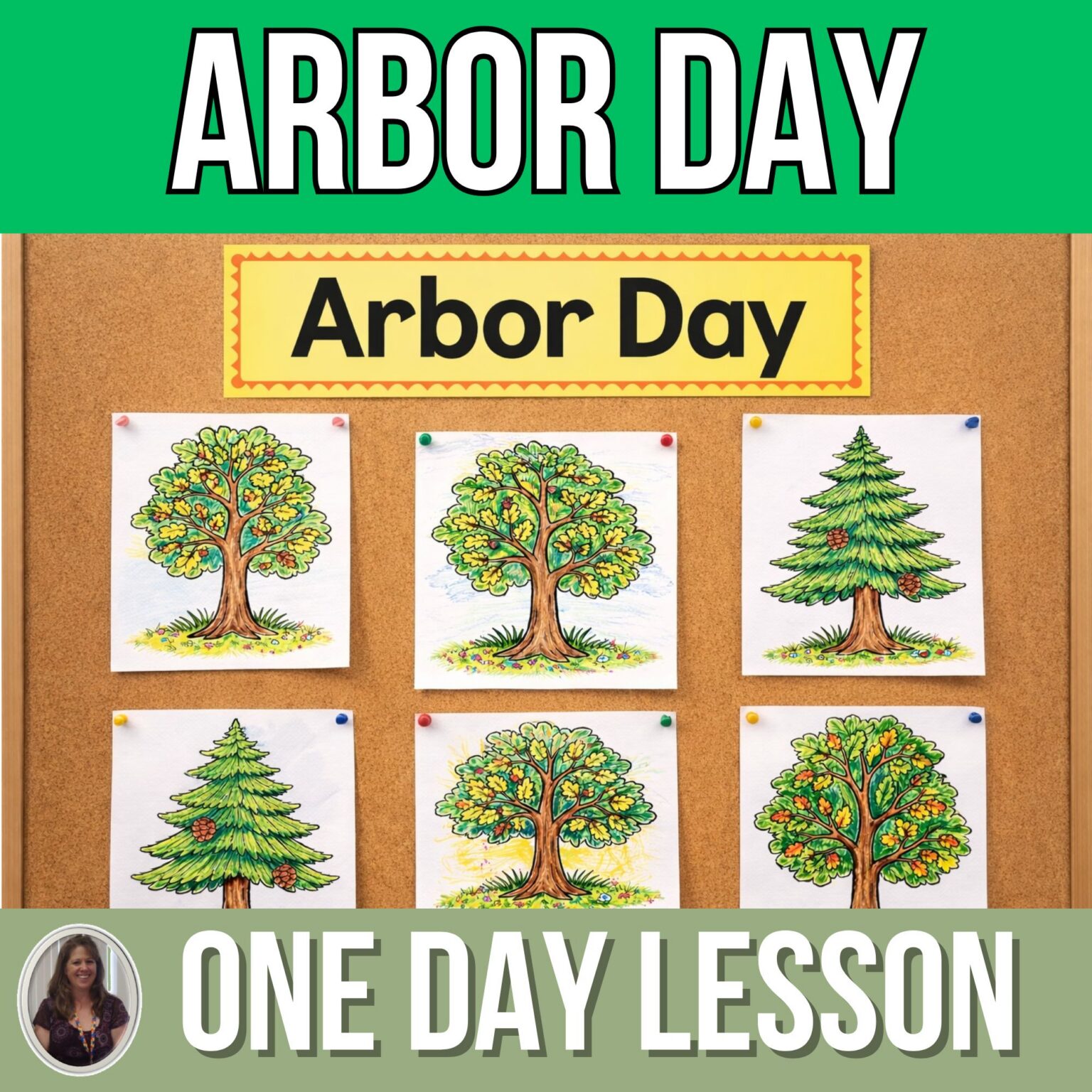Arbor Day Trees Lesson Plan April Science Coloring Pages Science Sub ...